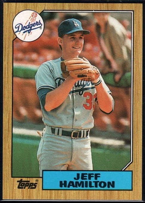 Amazon.com: Baseball MLB 1987 Topps #266 Jeff Hamilton #266 RC Rookie ...