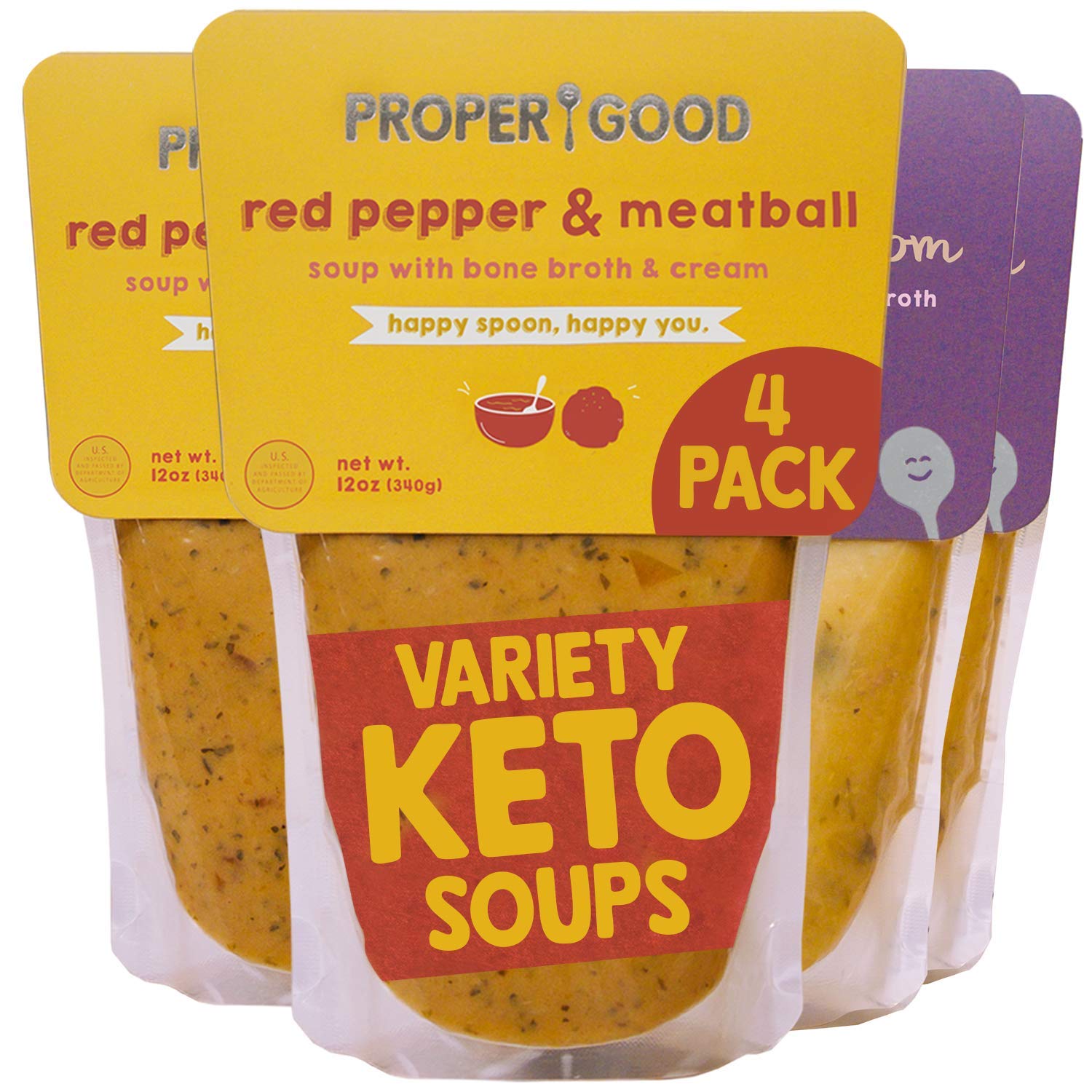 Buy Keto Gluten Free Soup Variety by Proper Good, Chicken & Mushroom ...