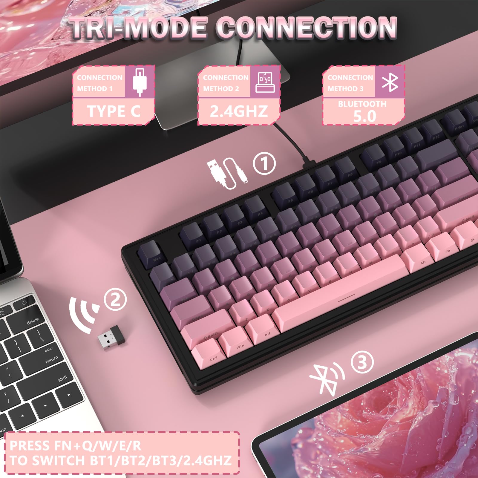 Mua FELICON x Attack Shark TKL Mechanical Gaming Keyboard, Hot ...