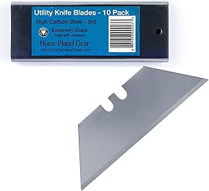 Amazon.com: Utility Knife Blades Ten Pack for Box Cutter Blades Refills ...