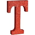 Amazon.com: TONIFUL 8 Inch Red Glitter Letter T Table Centerpiece A-Z ...