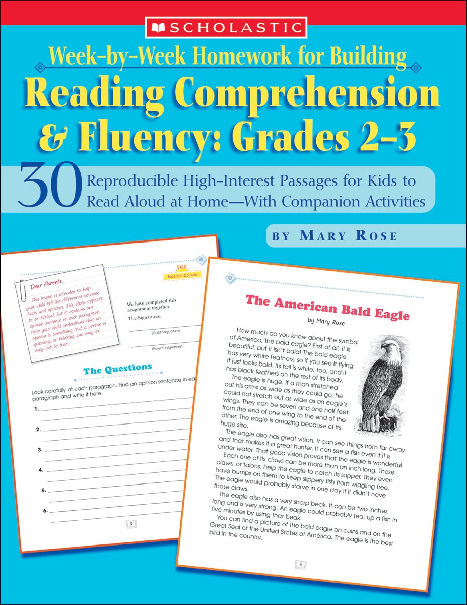 Mua Week-by-Week Homework for Building Reading Comprehension & Fluency ...