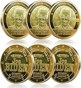 Amazon.com: 6 Pack 2020 Biden Coin Commemorative Notely Coin Patriosts ...