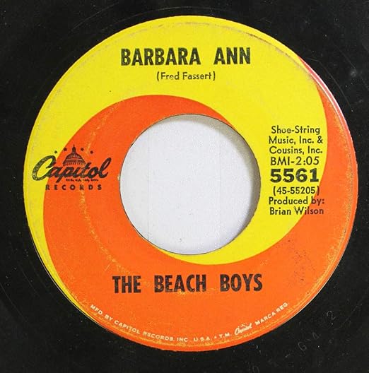 Beach Boys - Barbara Ann b/w Girl Don't Tell Me by The Beach Boys (45 ...