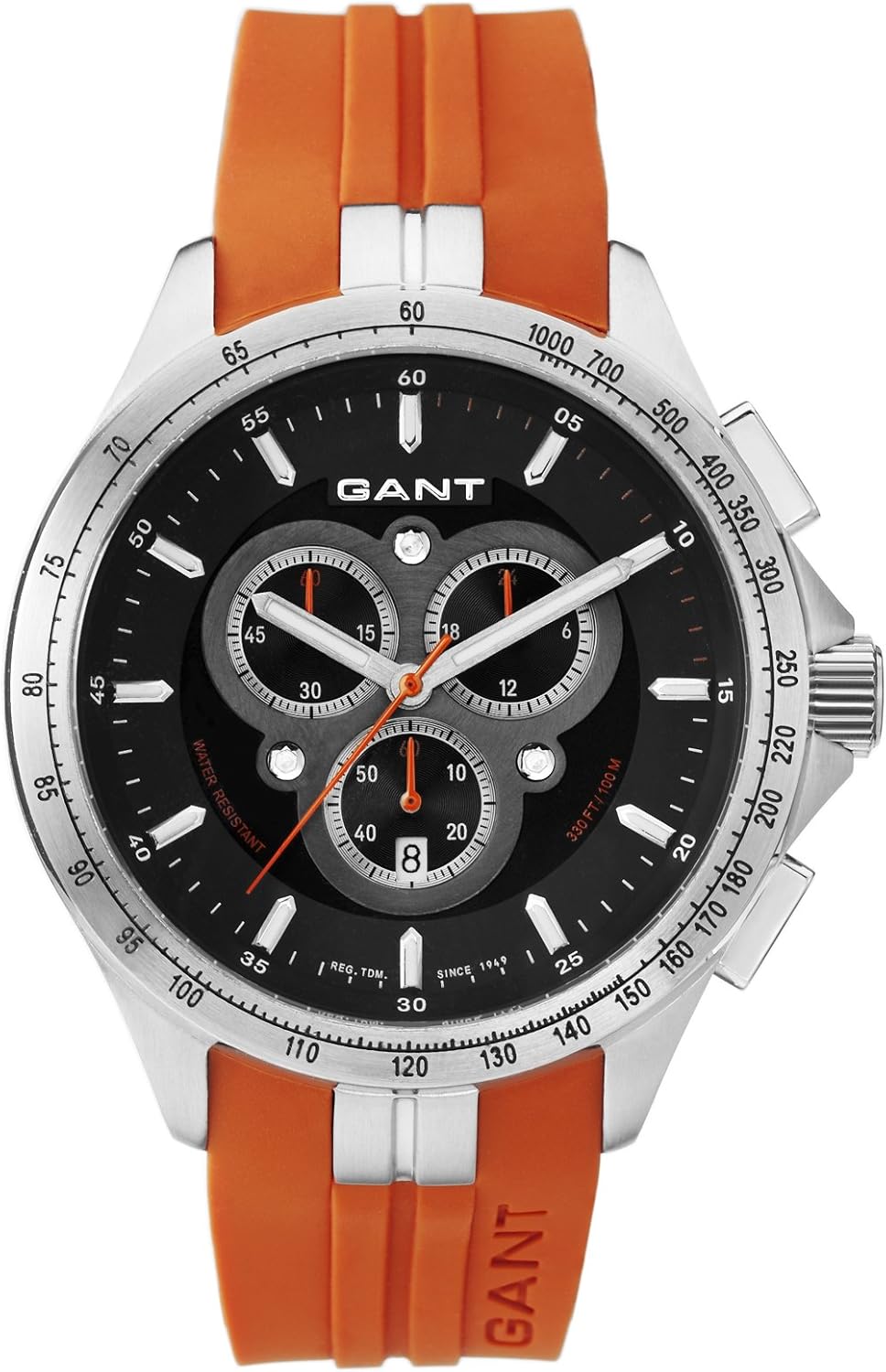 Gant Watches Men's Quartz Watch W10854 with Rubber Strap: Amazon.co.uk ...