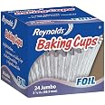 Amazon.com: Reynolds Jumbo Foil Cupcake Liners, 24 Count (Pack of 12 ...