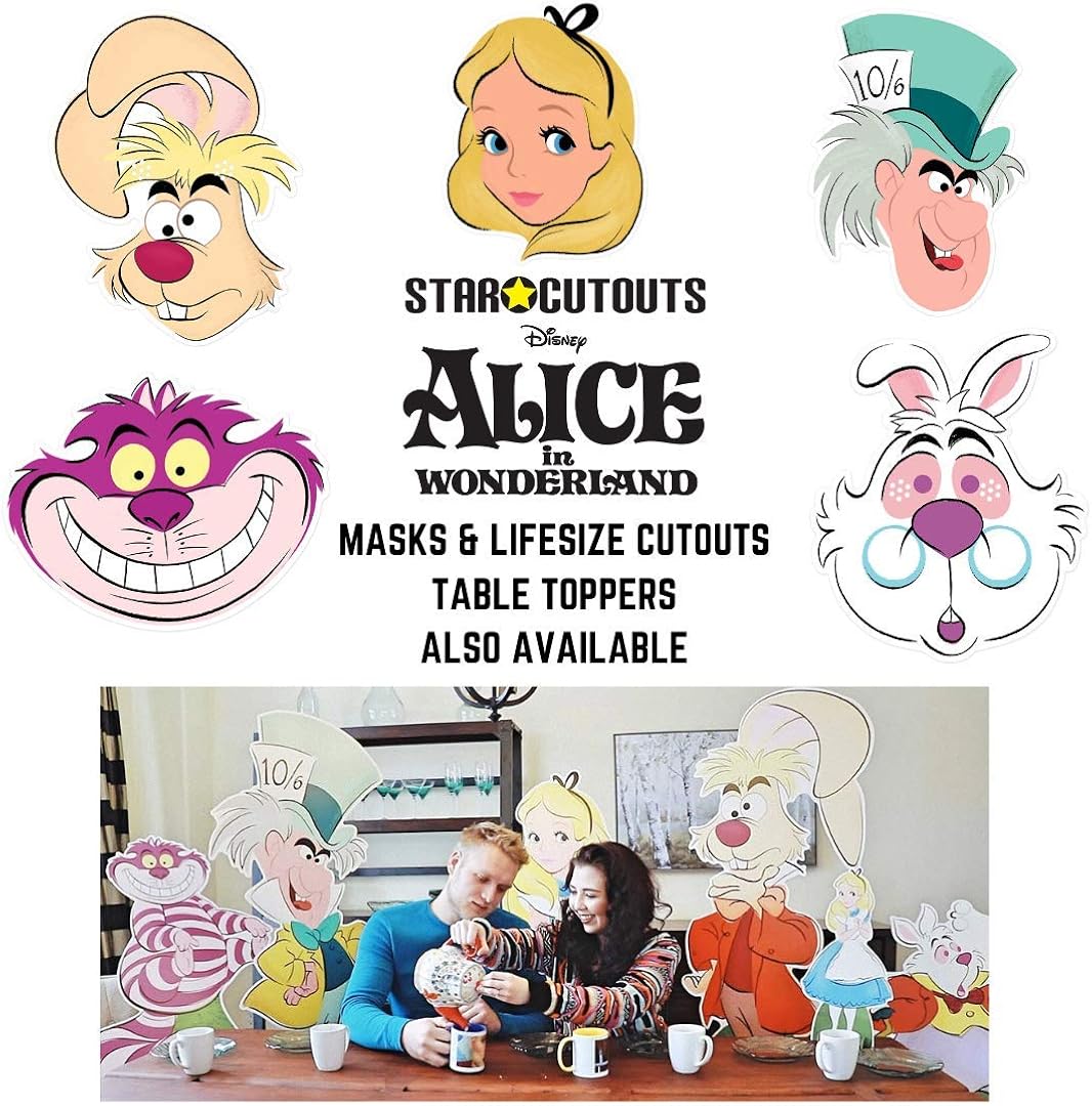 Star Cutouts Ltd White Rabbit Single Face Mask – Alice in Wonderland ...