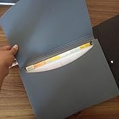 AmazonBasics Expanding File Folder, Letter Size (Fits A4 Paper) - Black ...