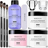 Amazon.com: Cooserry Acrylic Nail Kit - Large Capacity Acrylic Powder ...