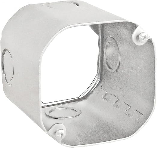 1 Pc, .0625 Galvanized Steel 4 In. Octagon Extension Ring, 3-1/2 In ...