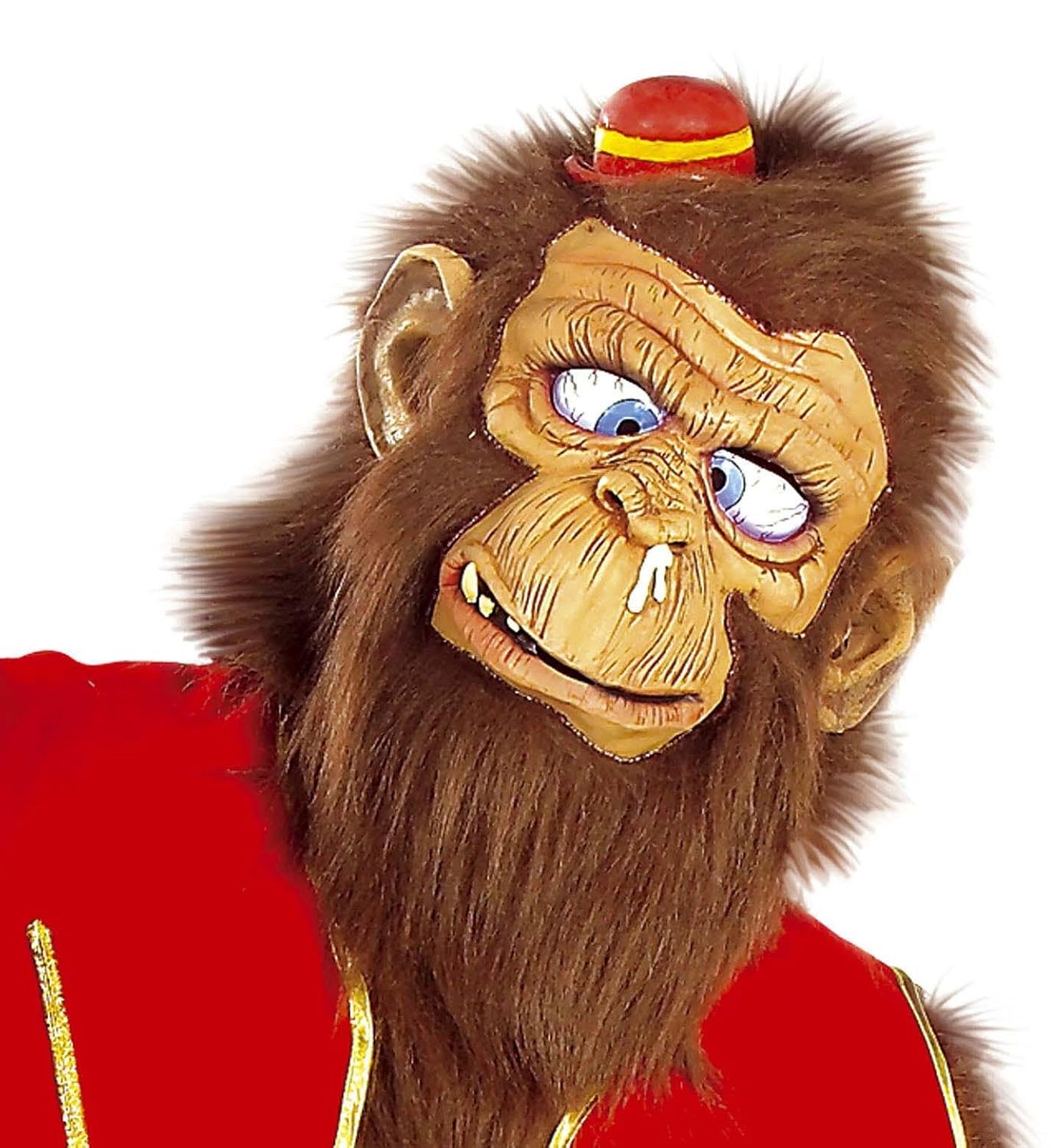 WIDMANN – Maske AFFE mit Haar und Bart, aus Plüsch: Amazon.de: Spielzeug