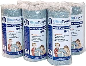 Amazon.com: 16 in. x 48 in. Denim Insulation Multi-Purpose Roll (6-Pack ...