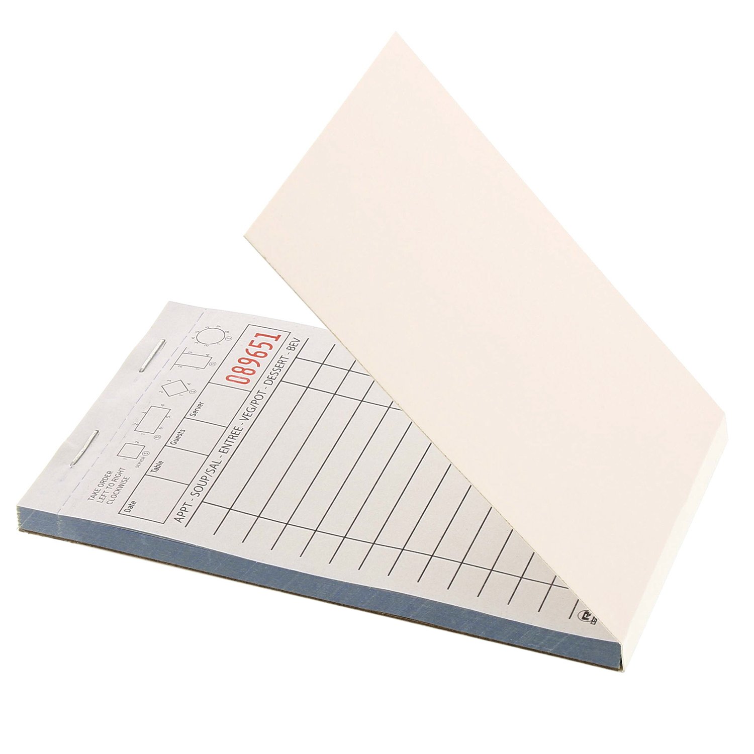Royal White Order Pads, Carbonless 2 Part Booked with 13 Lines, Package ...