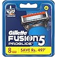 Amazon.com: Gillette Fusion ProGlide Manual Men's Razor Blade Refills ...