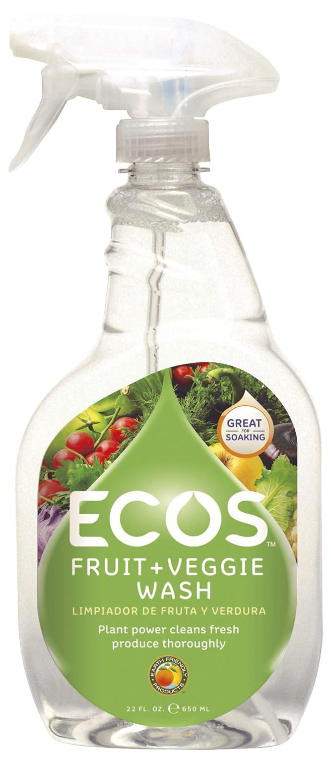 Amazon.com : Earth Friendly Products Fruit and Veggie Wash, 1 Count ...