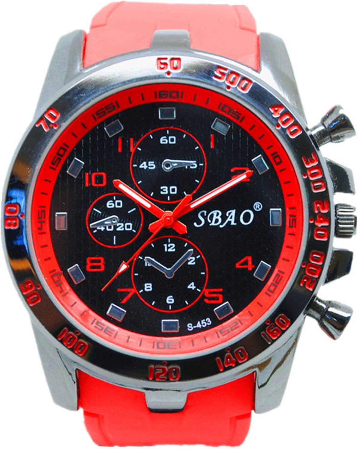 Amazon.com: Men Wrist Watch - SBAO Stainless Steel Luxury Sport Analog ...