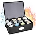 Amazon.com: Fireproof Candle Storage Organizer Box with Dividers ...