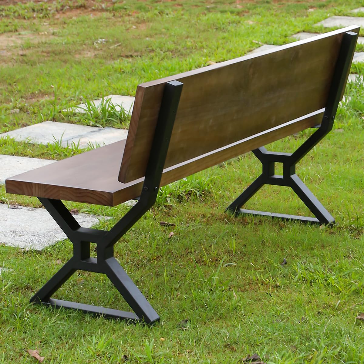 BOTAOYIYI Bench Legs 16 Inch Triangle Metal Chair Base Legs with ...