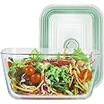 Amazon.com: Opexscal 12 Cups/ 100 oz Large Glass Food Storage Baking ...