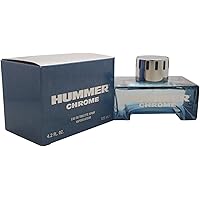 Amazon.com : Hummer Chrome Cologne for Men EDT 4.2 oz : Beauty ...
