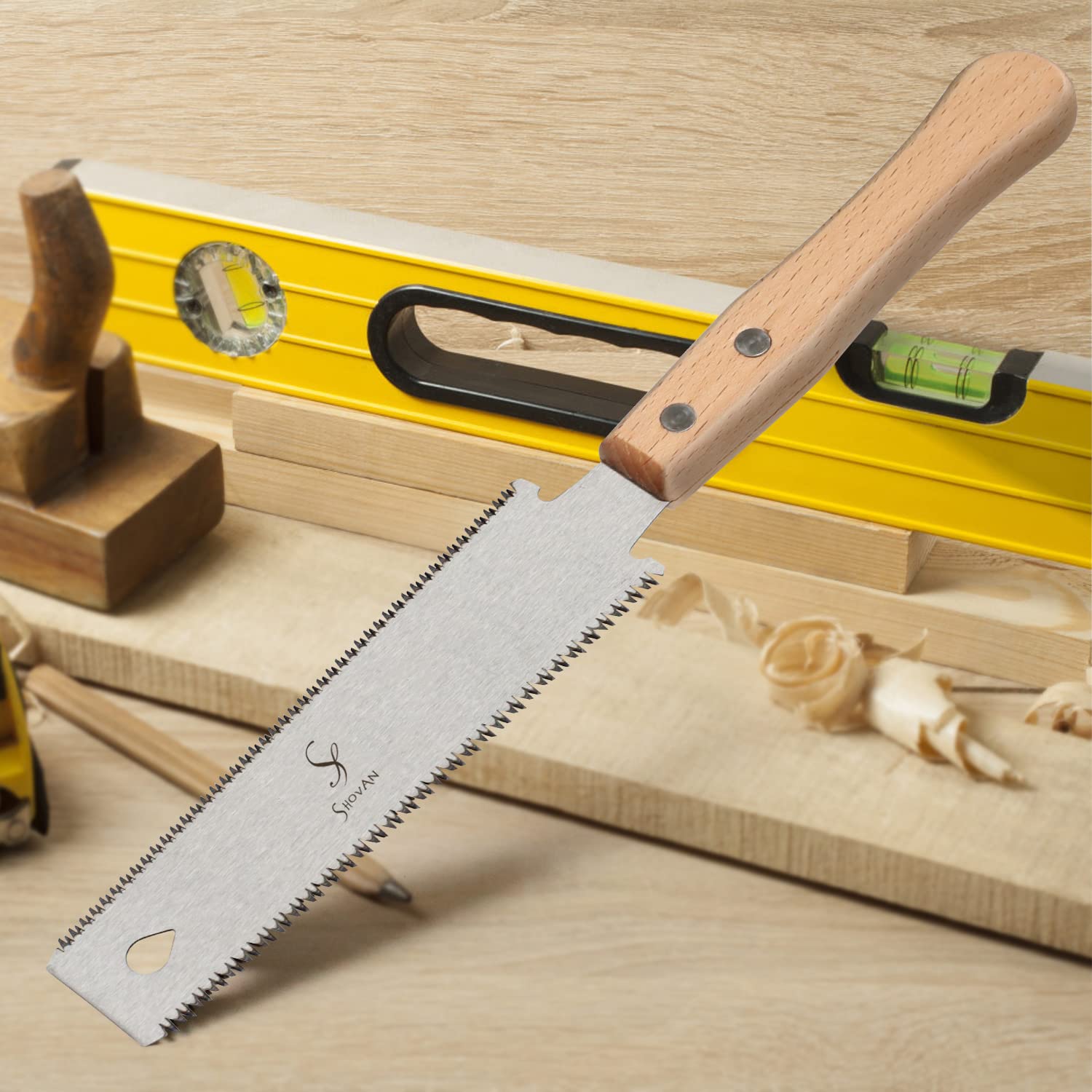 Mua Japanese Hand Saw Woodworking Tools, SS SHOVAN Double Edged 11/17 ...