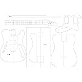 Amazon.com: Electric Guitar Routing Template - P Bass: Musical Instruments