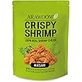 Amazon.com: ARAWOOM - 100% Real Black Tiger Shrimp Crisps, Wasabi Pack [2oz, Pack of 1], Crispy ...