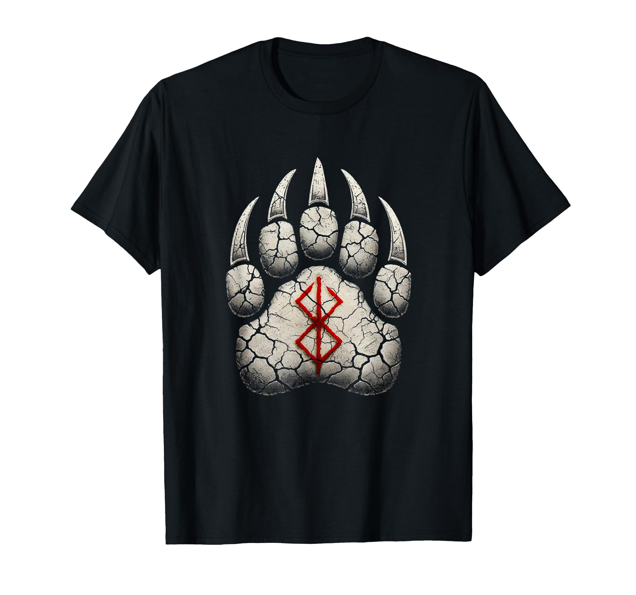 Berserk Bear Paw Berserk Rune Rune Symbol Viking T-Shirt L for sale ...