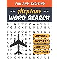 Airplane Word Search: Airline Pilot Gifts Aviation Themed Puzzles for ...