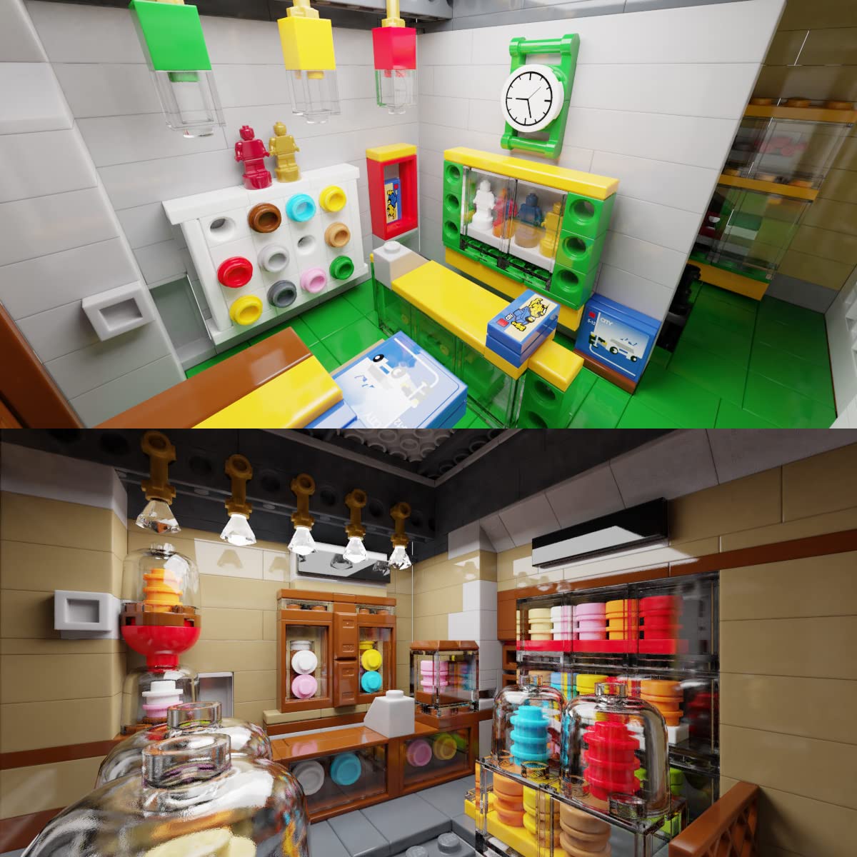 Mua General Jim's Toy Store Square Two-Story Building Blocks Set ...