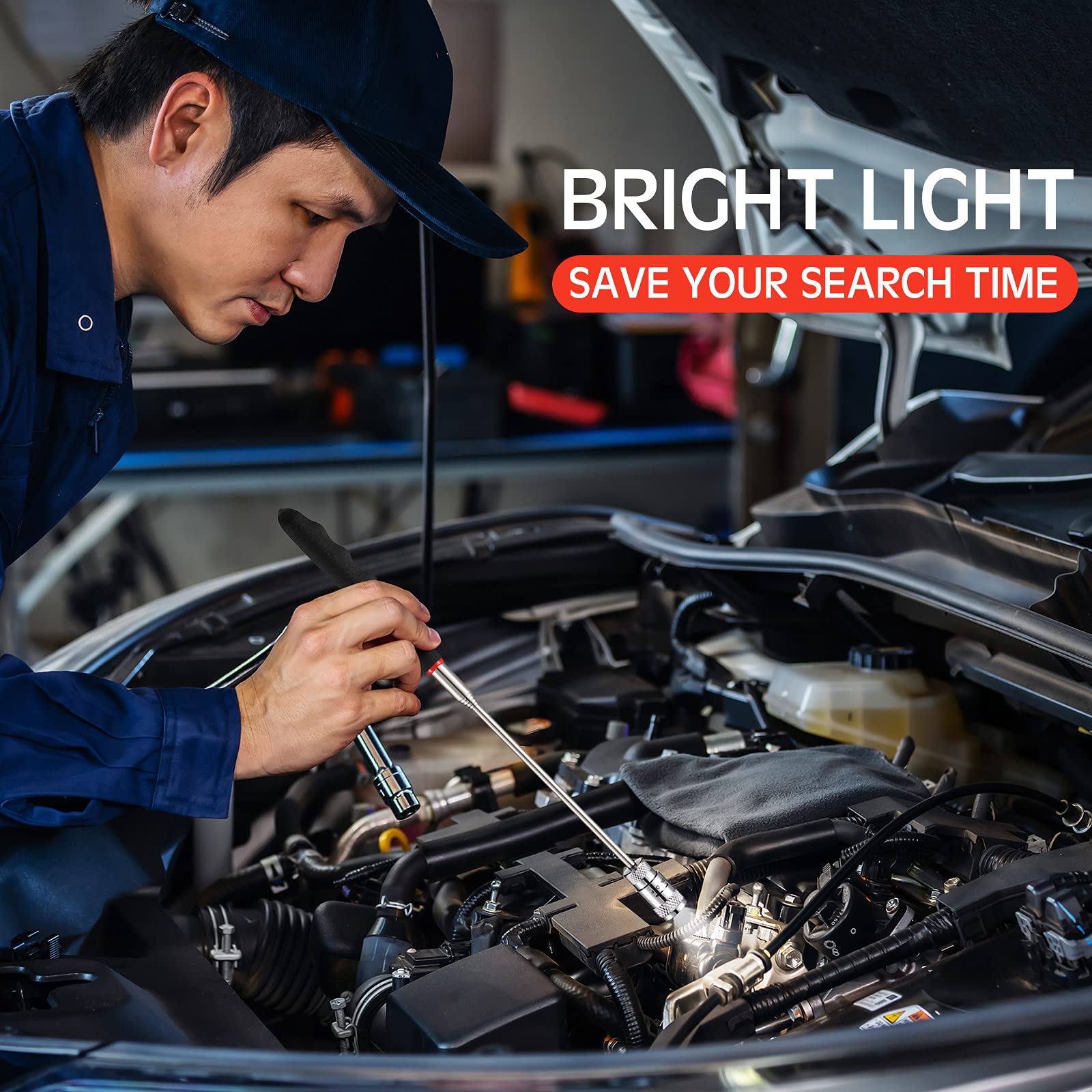 Mua Patelai 4 Pcs Telescoping Magnet Tool Inspection Mirror Set with 2 ...