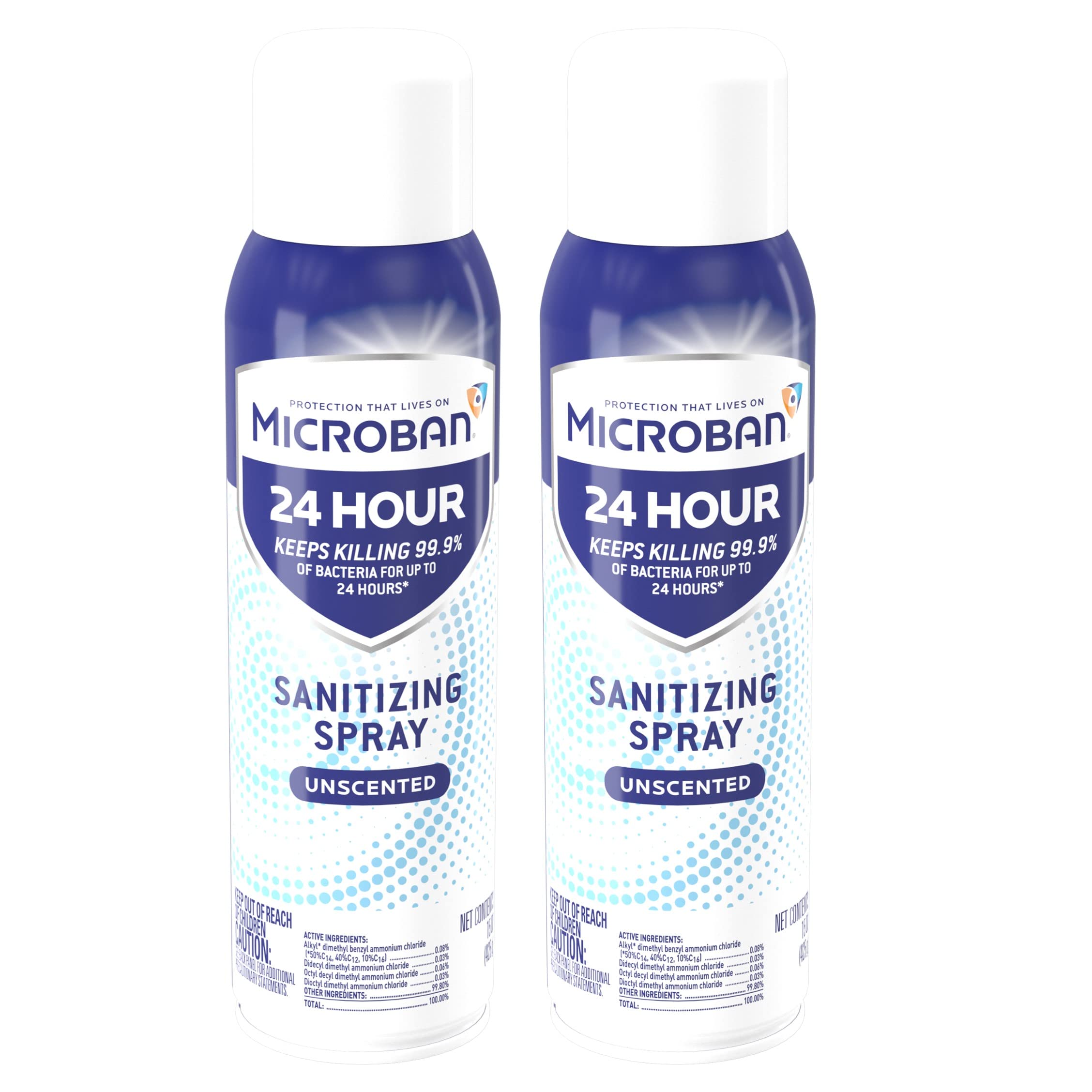 Mua MICROBAN Disinfectant Spray, 24 Hour Sanitizing Spray, Unscented ...