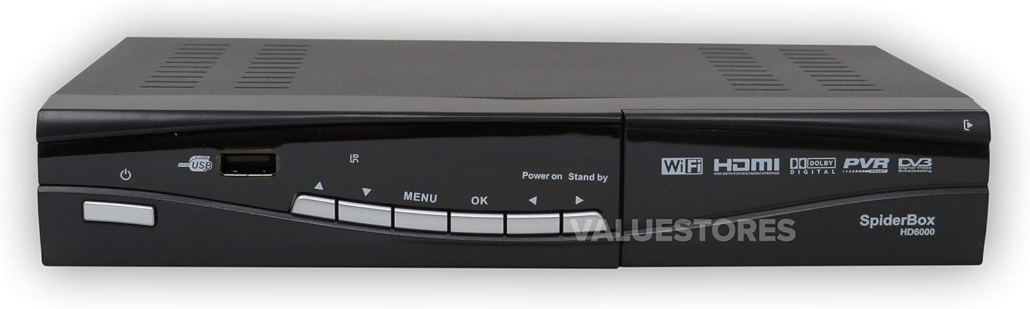 Spiderbox 6000 HD Digital Satellite Receiver Set Top: Amazon.co.uk ...