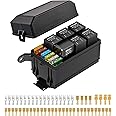 Amazon.com: Nilight 12V Fuse Relay Box 6 Relays 6 Slots ATC ATO Blade Fuse Holder 4Pin 5Pin ...