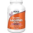 Amazon.com: NOW Supplements, Lecithin 1200 mg with naturally occurring Phosphatidyl Choline, 400 ...