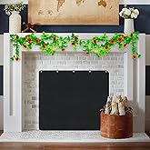 Amazon.com: Fireplace Cover, Draft Stopper for Brick Fireplace ...