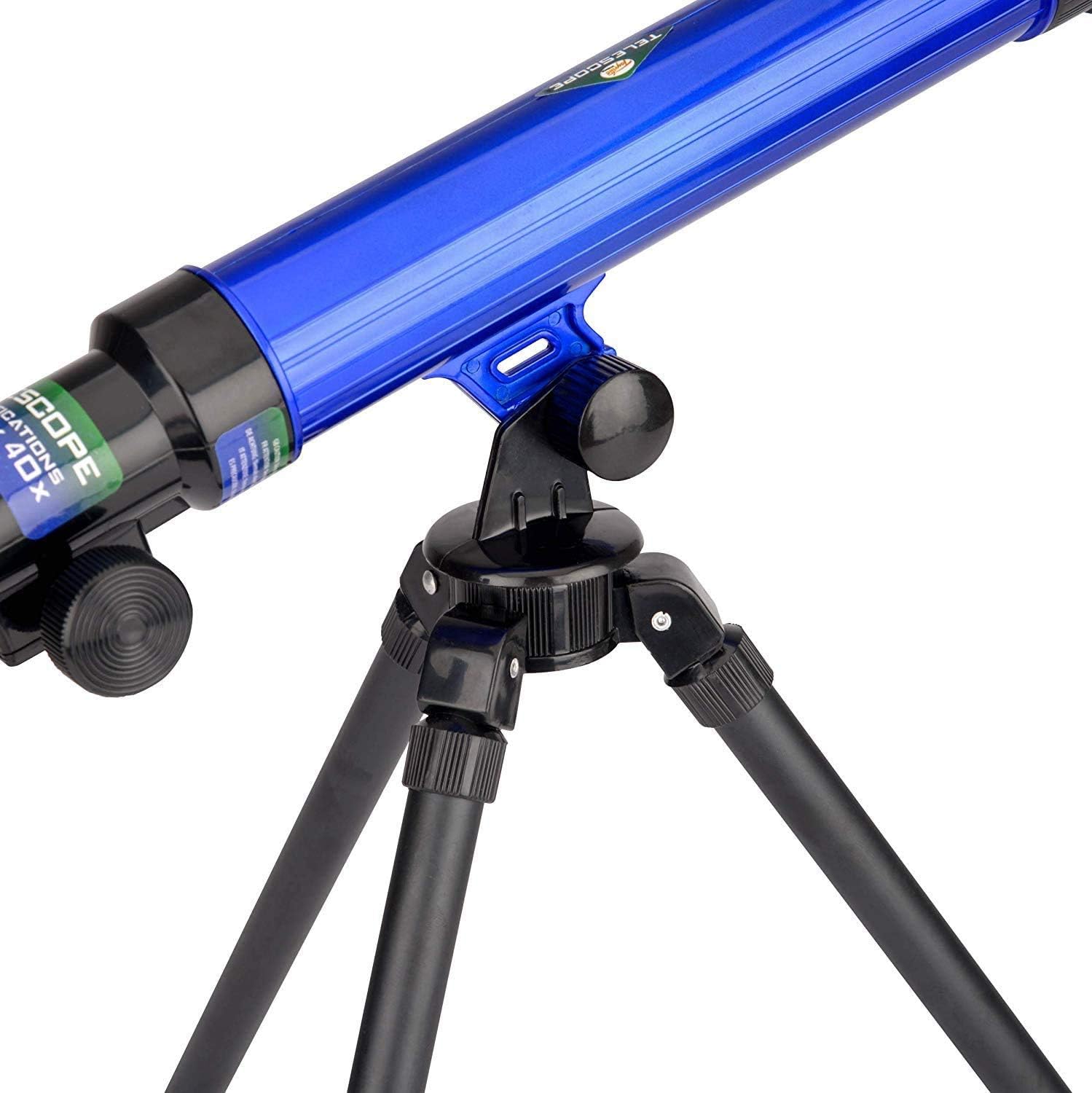 Ossian Telescope for Kids – Blue Mini Tripod Science Learning Sky Space ...