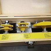 Yonico 12335 3 Bit Raised Panel Cabinet Door Router Bit Set, Ogee Rail ...