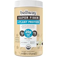 Amazon.com: Bellway Fiber Super Fiber Powder + Protein Powder, Sugar ...