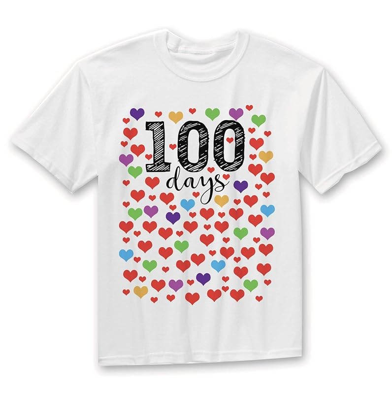 Amazon.com: 100 Days Brighter, 100th day of school celebration T-Shirt ...