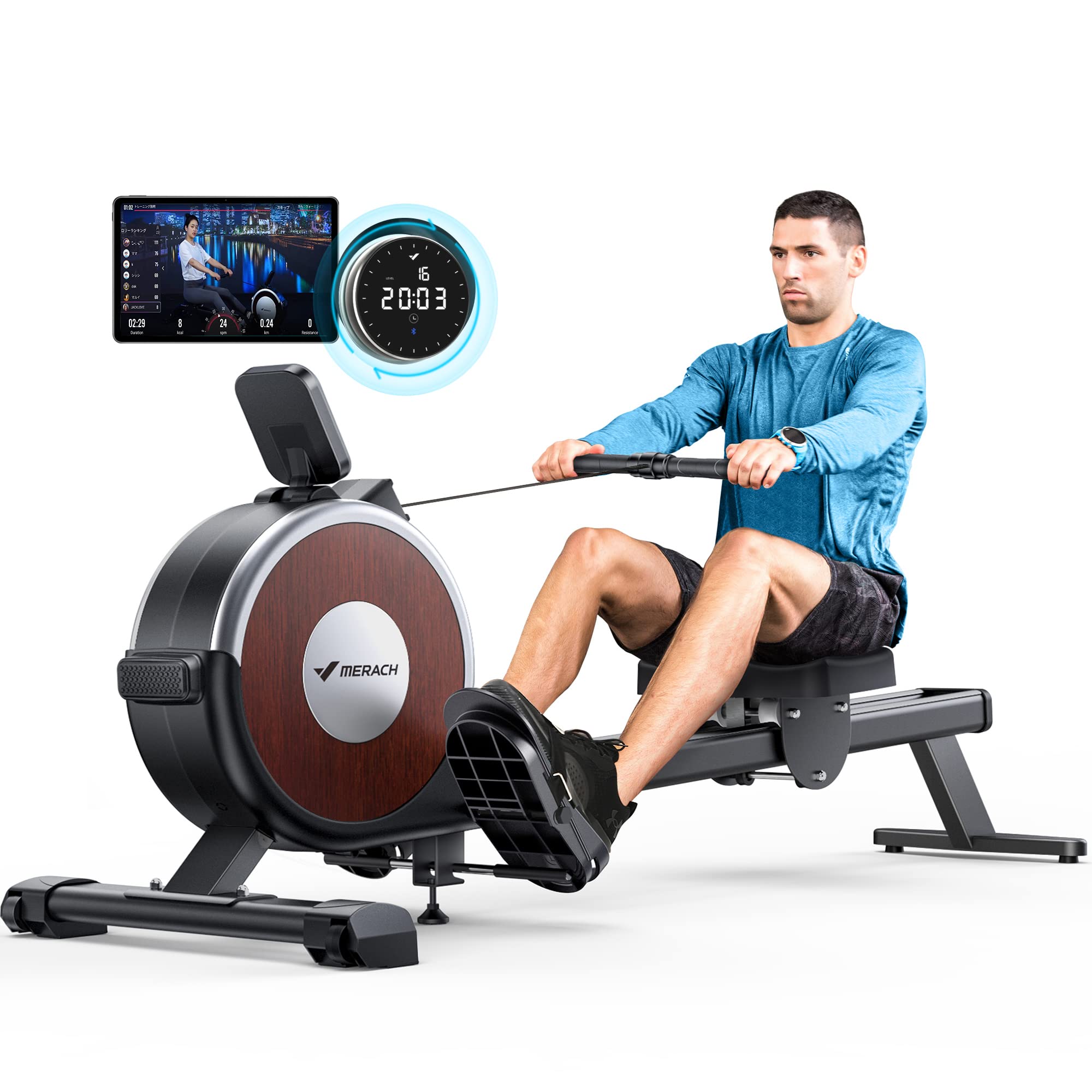 Mua MERACH Rowing Machine, Full Body Exercise Training Machine ...