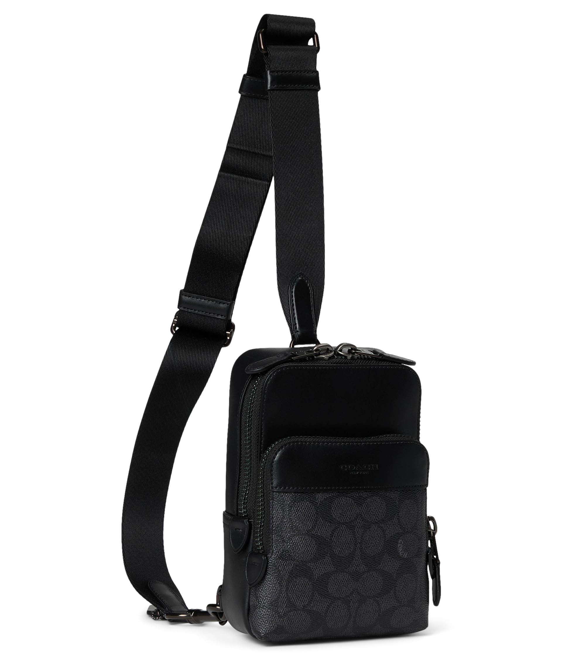 COACH Mens Gotham Slingback 13 in Signature, Charcoal for sale | Denton ...