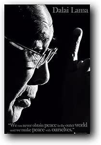 Amazon.com: (24x36) Dalai Lama (Peace) Art Poster Print: Posters & Prints
