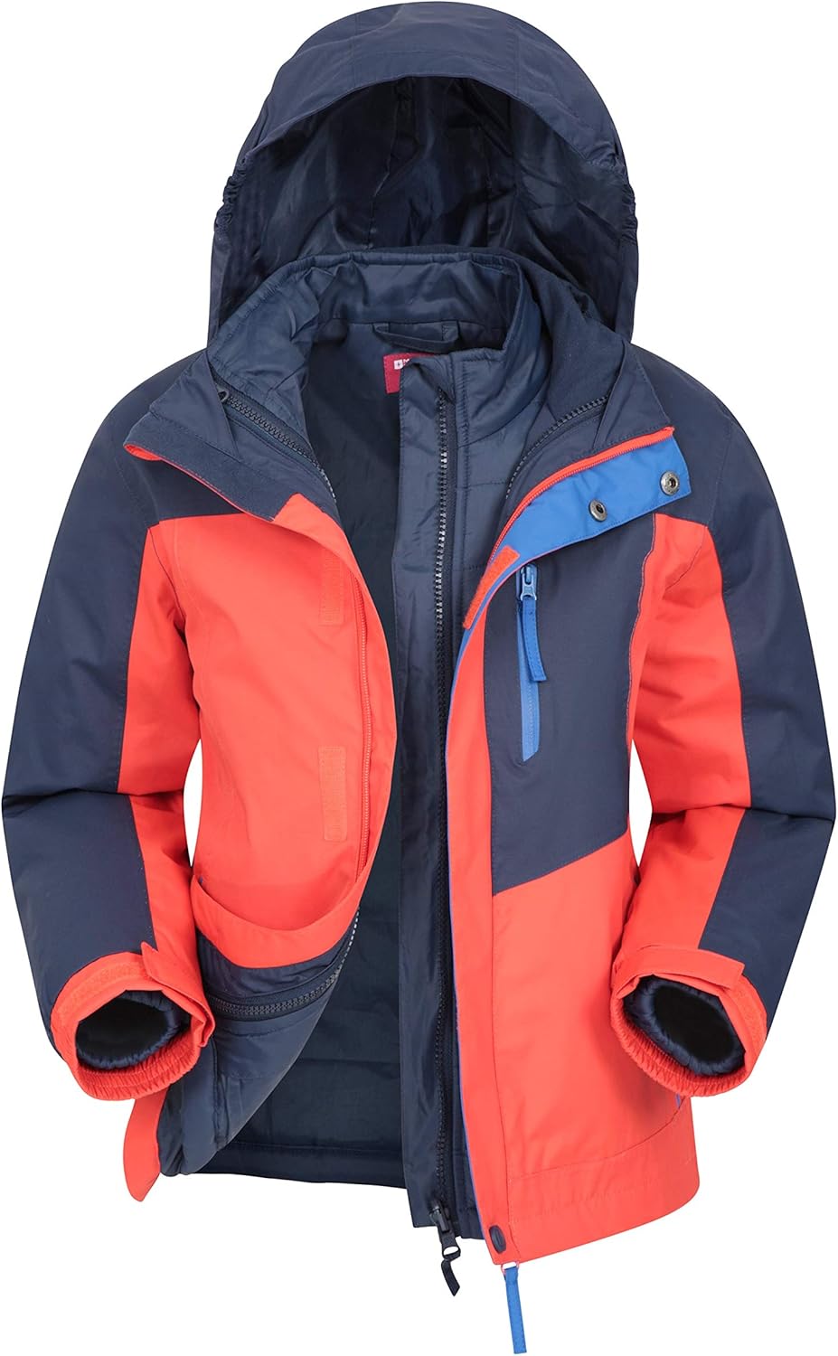 Mountain Warehouse Compass Youth 3 in 1 Jacket - Waterproof Kids Rain ...