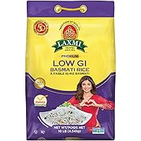 Amazon.com : Laxmi Diabetic Basmati Rice, 10lb Bag by Laxmi Foods ...