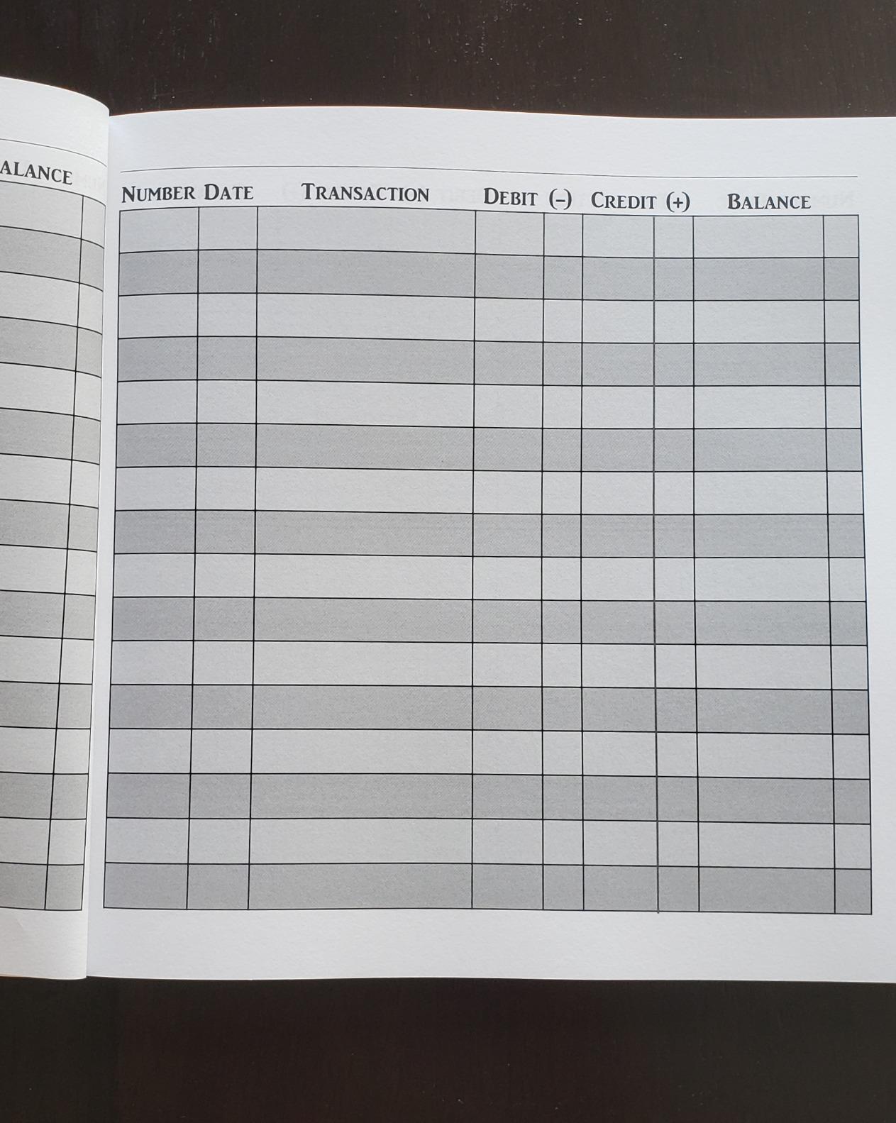 $1/mo - Finance Large Print Check Register: Checking and Debit Card ...