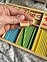 Camelize Wood Toy Counting Rods Mathematical Intelligence Sticks Wooden ...