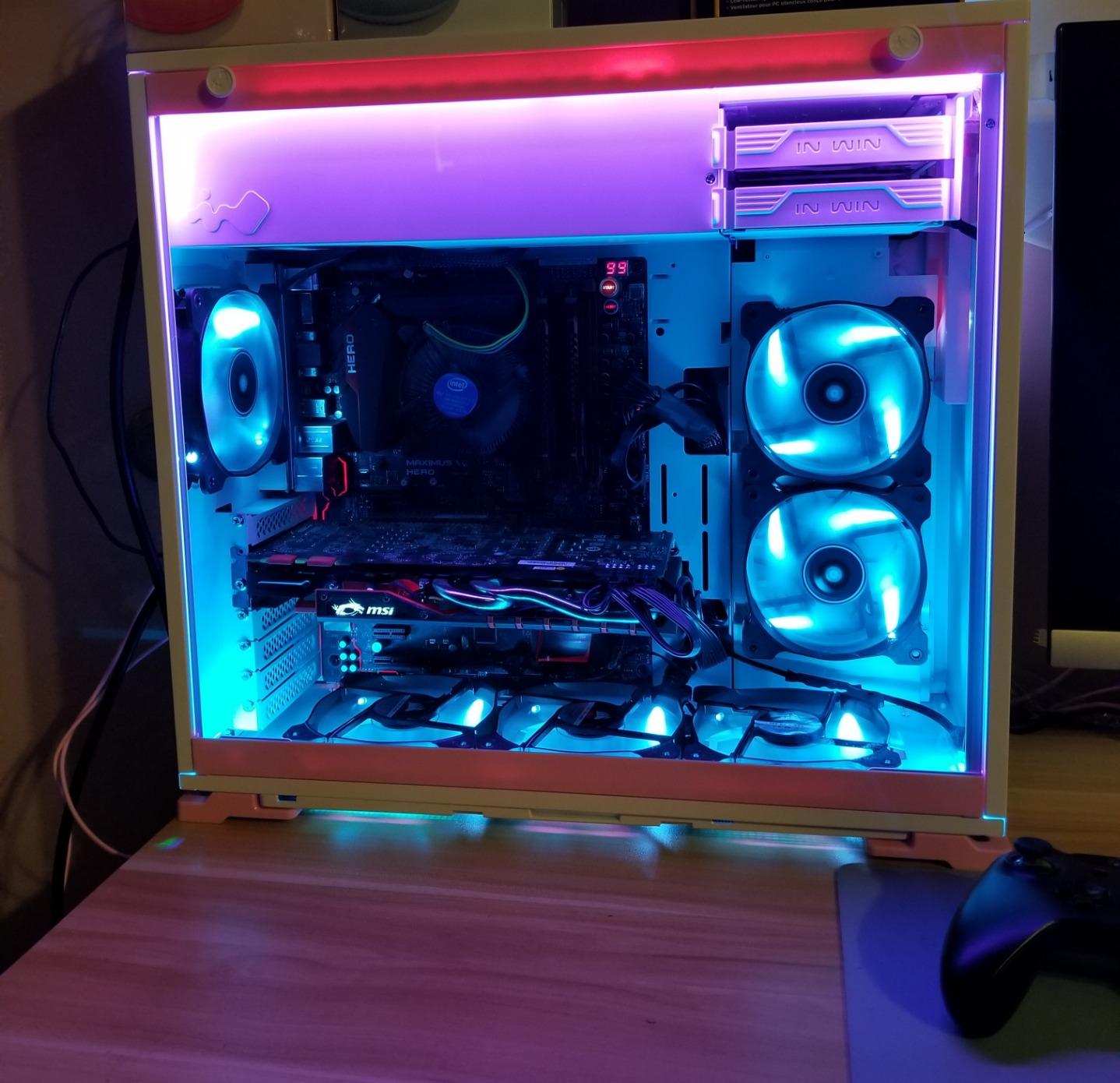 $13/mo - Finance IN WIN 101 White ATX Mid Tower Gaming Computer Case ...