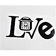 Amazon.com: LOVE Instant Pot | Black Vinyl Four Letters : Handmade Products