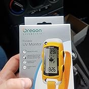 Oregon Scientific Tragbares UV Messgerät EB 612, Orange/weiß: Amazon.de ...